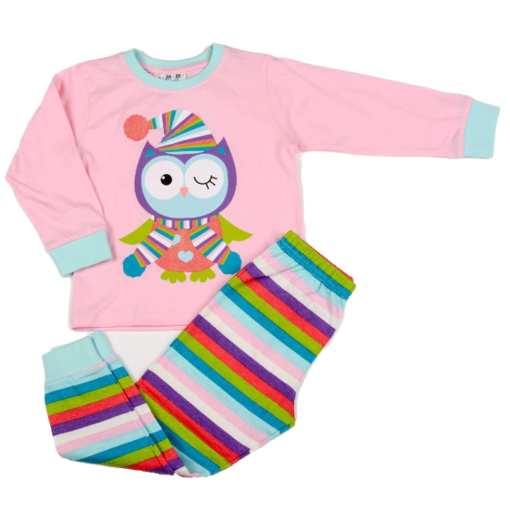 Owl Striped Pyjamas – Naptime Nightwear
